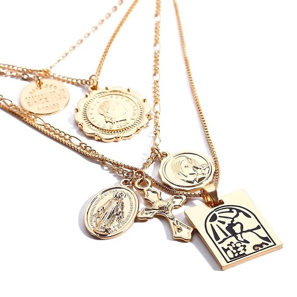 Jewelry | Multi Chain Coin Necklace | Poshmark